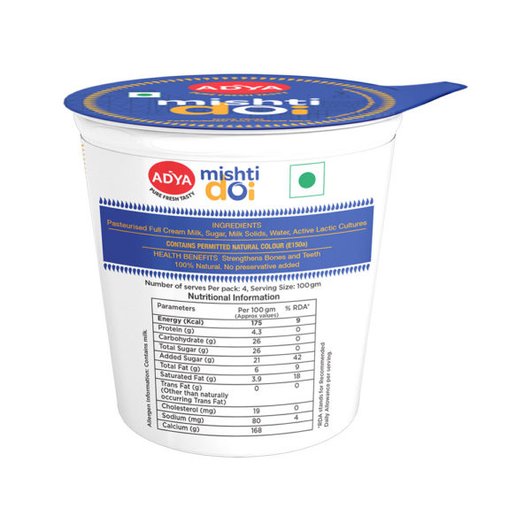 Mishti Doi - Adya Dairy
